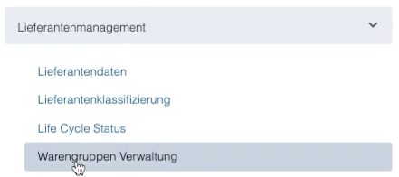 Warengruppen anlegen & verwalten – Support Deutsch